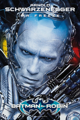 Mr Freeze Arnold Schwarzenegger Batman & Robin Movie Poster | eBay