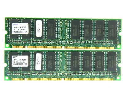 Samsung 512MB(2X256MB) PC133 133MHz 168Pin Desktop SDRAM Memory Ram NON ...