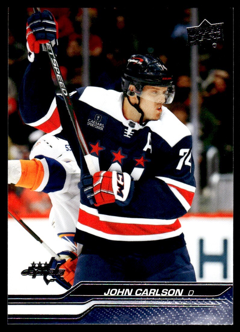 2023-24 Upper Deck Series 2 John Carlson Washington Capitals #44 | eBay