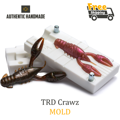 TRD Crawz Fishing Mold Craw Lure Bait Soft Plastic 64 mm | eBay