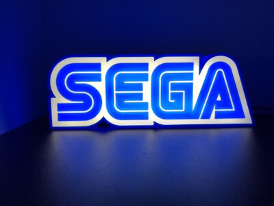Sega 3d Printed Led Sign V2 | eBay