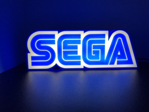 Sega 3d Printed Led Sign V2 | eBay