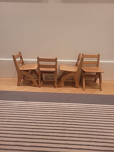 Set Of 4 Vintage 1950s Mid Century Mini Chairs(kids) | eBay