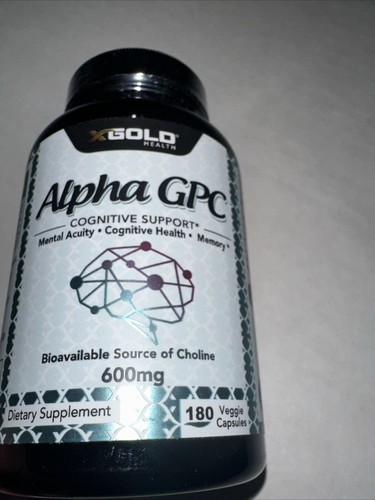 New - Alpha GPC Choline Supplement Congestive Support 600mg 180 ...