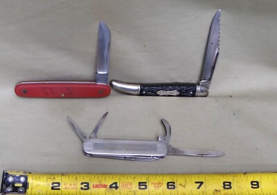 Lot of 3 Vintage Pocket Knives, Victornox/Kimmel/Colonial | eBay