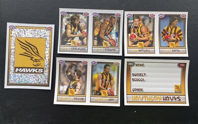2005 AFL ESP Sticker Hawthorn Hawks - Crawford Everitt Mitchell Smith ...