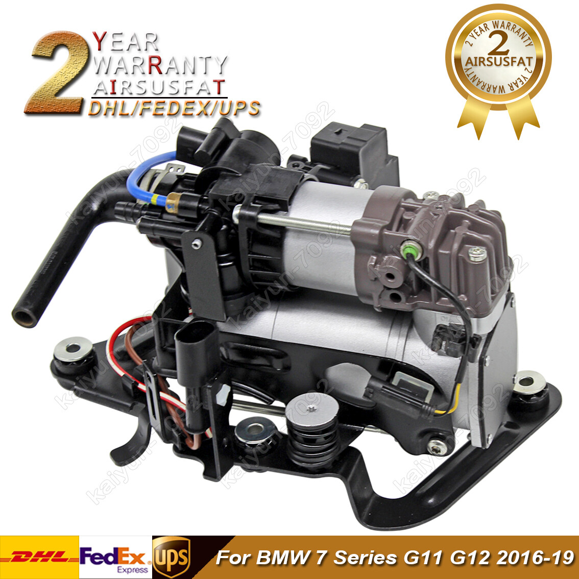 Air Compressor Pump W/ Valve Block For BMW 7 Series G11 G12 16-19 ...