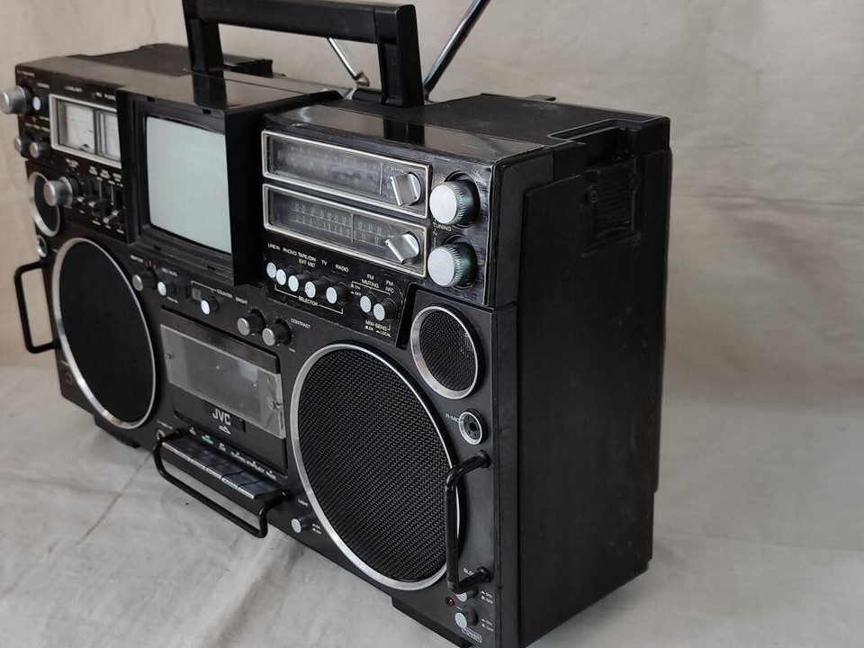 Vintage JVC 3090EN Boombox Ghettoblaster Cassette Radio TV - Super Rare ...