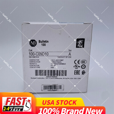 NEW IN BOX ALLEN-BRADLEY 100-C09D10 IEC CONTACTOR 9 AMP 120VAC | eBay