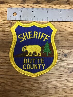 Butte County Sheriff, California Patch New B-7 | eBay