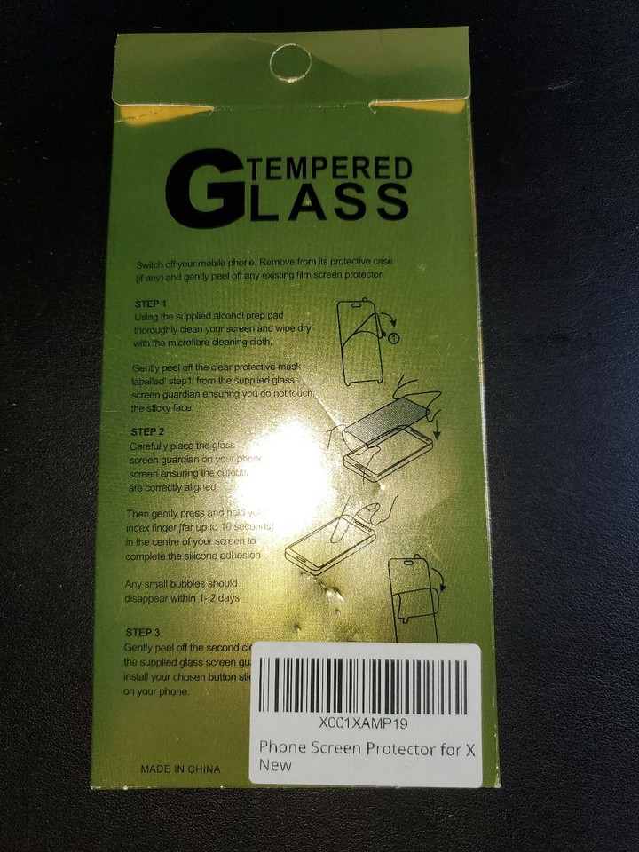 Unipha Premium Tempered Glass 9H for iPhone X /XS | eBay