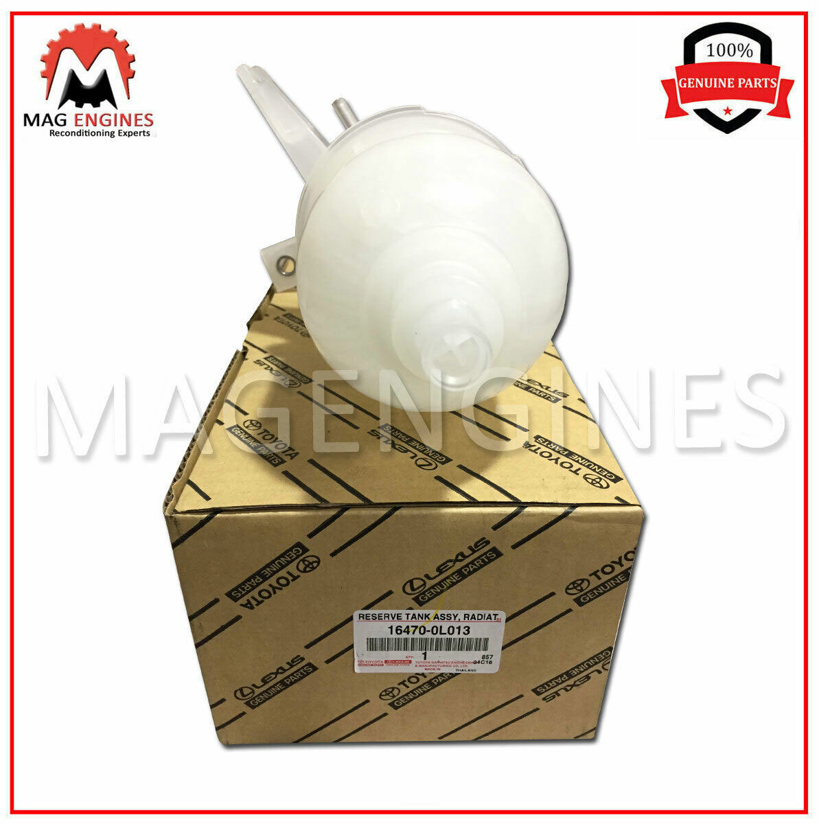 16470-0L013 GENUINE OEM TANK ASSY, RADIATOR RESERVE 164700L013 | eBay