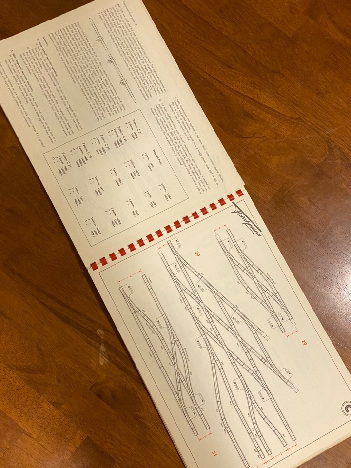 Fleischmann Track Layout Planning HO Book Vintage VGC train locomotive ...