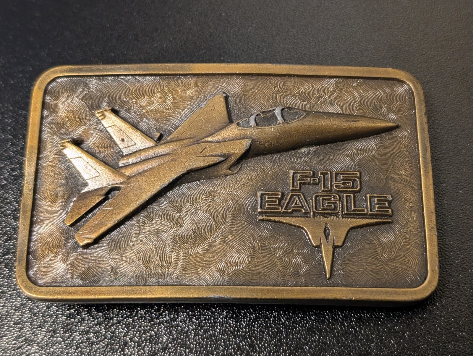Vintage 1977 F-15 Eagle Fighter Jet Belt Buckle The B… - Gem