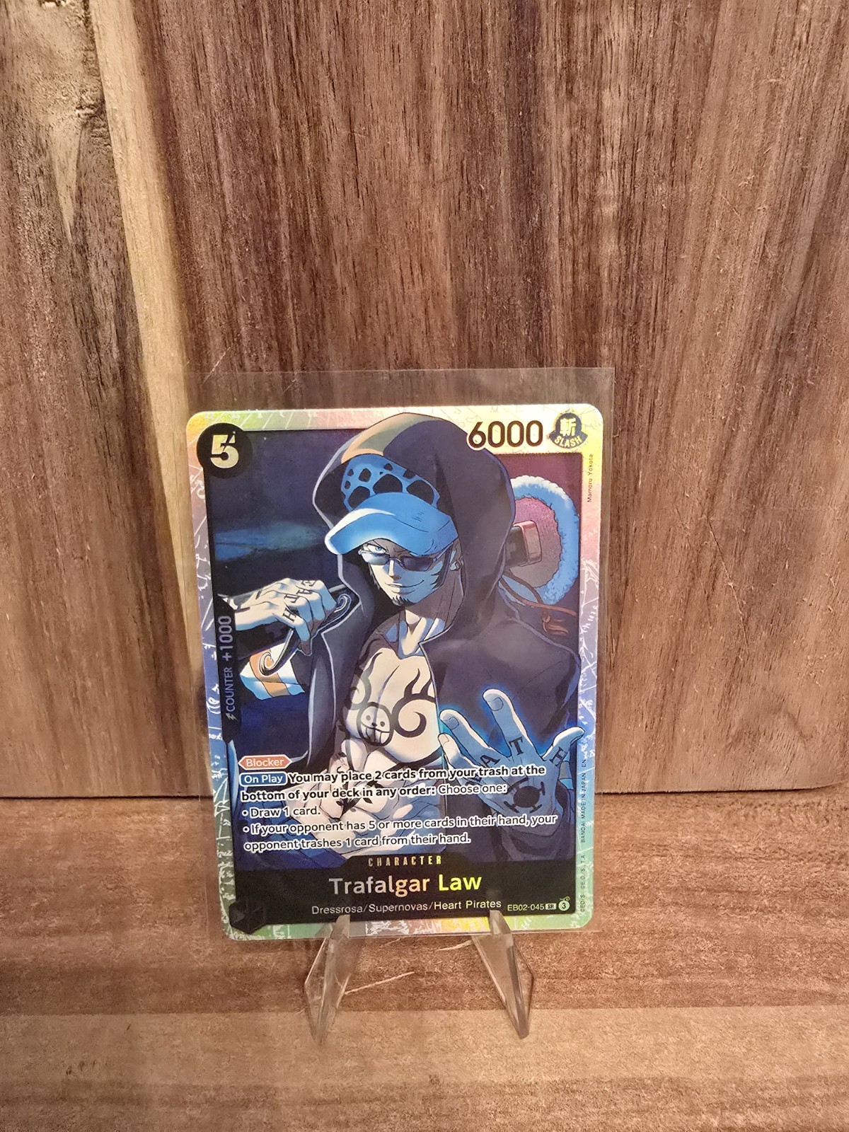 One Piece Tcg Trafalgar Law Eb02-045 Super Rare Eng Nm | eBay
