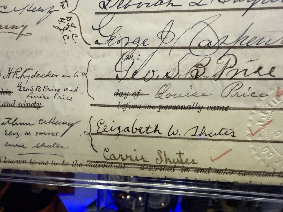 Titanic survivor autograph Elizabeth Weed Shutes | eBay