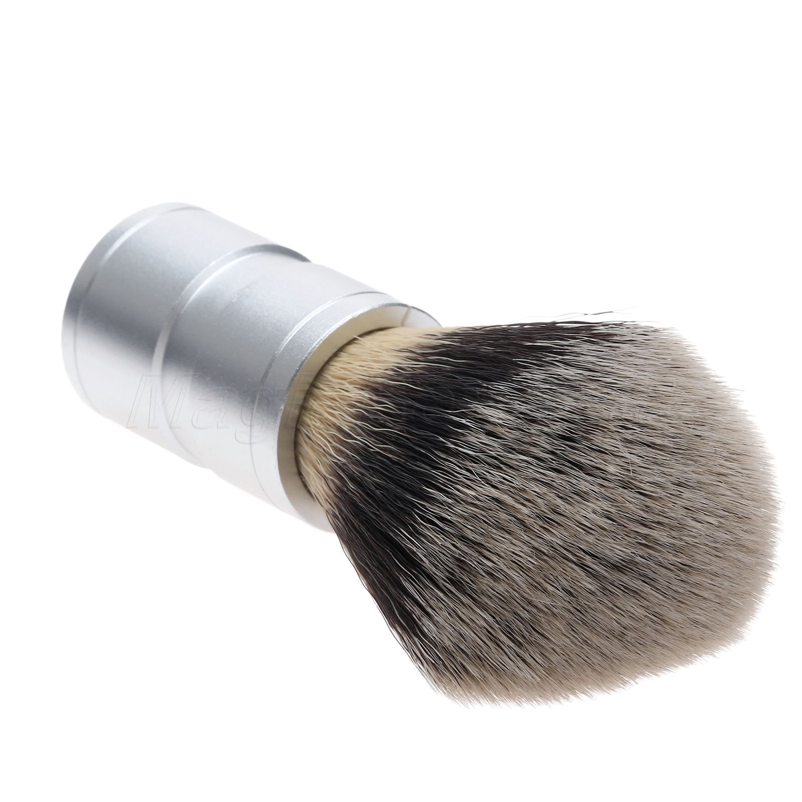 New Portable Men's Badger Hair Shaving Brush Aluminum Alloy Handle ...