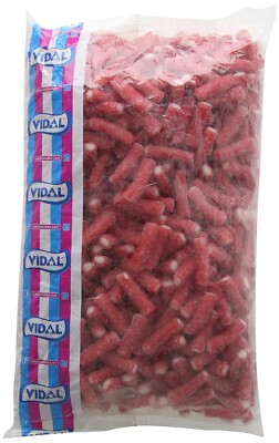 3kg Vidal Fizzy Strawberry Pencil Bites, Bulk Bag | eBay UK