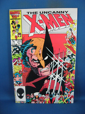 X MEN 211 NM- WOLVERINE 1986 MARVEL | eBay Australia