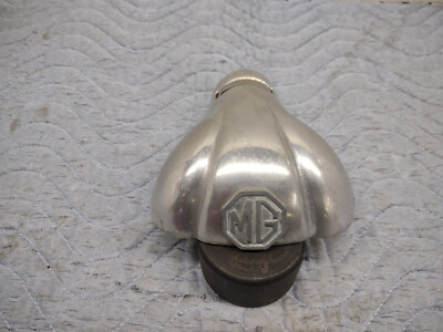 RARE VINTAGE MG ACCESSORIE "CLAMSHELL" CAST ALUMINUM EXHAUST TIP ...