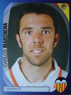 Panini 437 Carlos Marchena Valencia CF UEFA CL 2007/08 | eBay