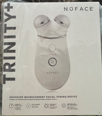 NuFACE Trinity Plus + Smart Advanced Facial Toning Starter Kit w ...