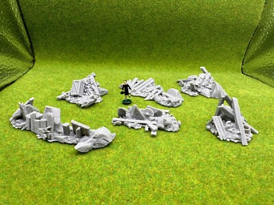 HO scale Debris Rubble Scatter 1:87 scale 3D print | eBay