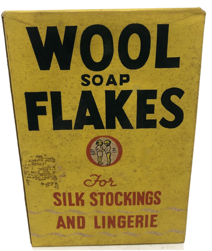Vintage WOOL SOAP FLAKES for Silk Stockings and Lingerie Swift ...