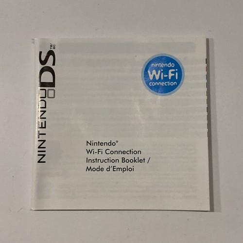 Nintendo DS DSi (Wi-Fi Connection Instruction Booklet) Manual Only ! | eBay