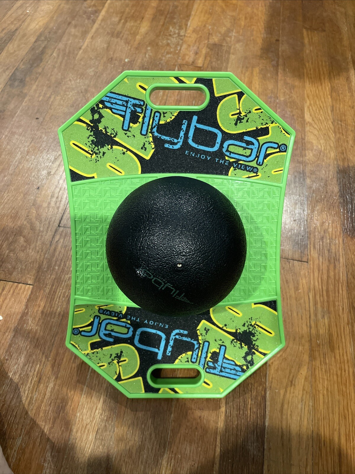 Flybar Pogo Ball Toy Jump Trick Bounce Pogo Board for Kids - Green ...