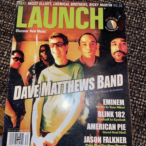 LAUNCH CD ROM No. 30 Magazine Dave Matthews Band EMINEM Blink 182 Missy ...