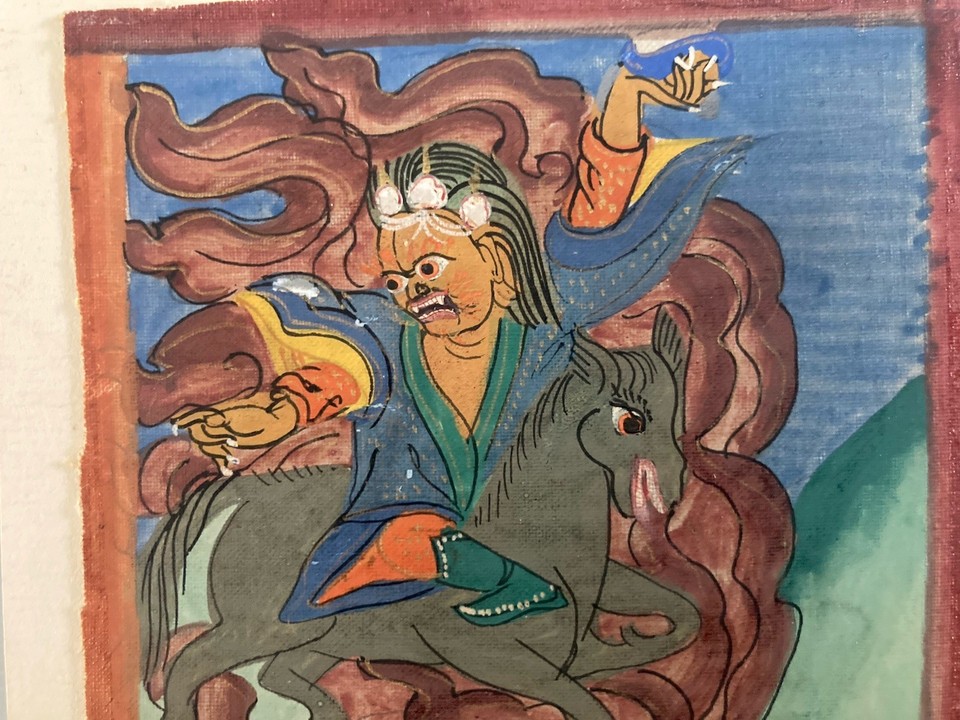 Belle Painting Gouache Art India Illustration Orient Orientalist Horse ...