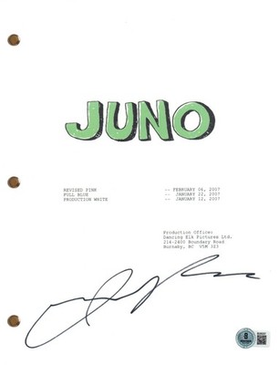 Jason Reitman Signed Autograph Juno Movie Script Screenplay Director ...