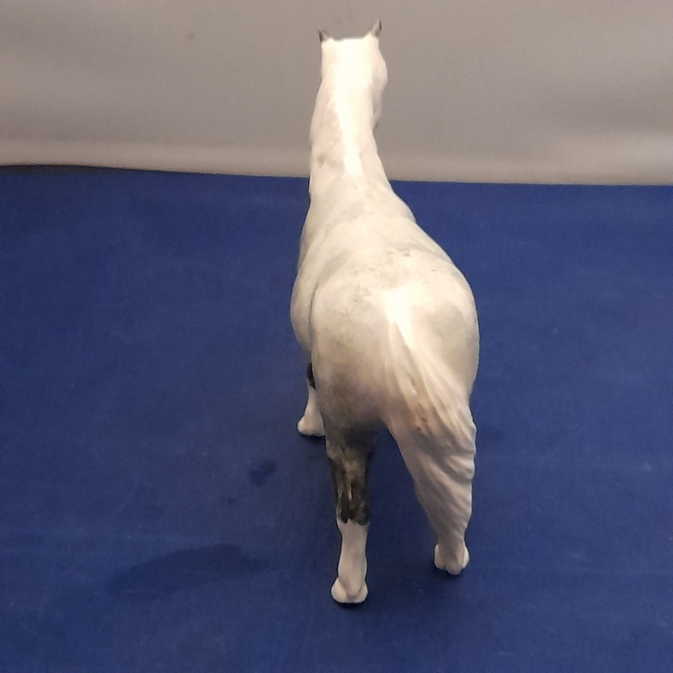 Shebeg Pottery Model Horse Isle Of Man Welsh Pony Dapple Grey Signed ...