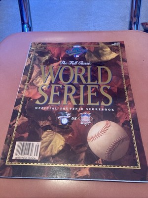 1993 World Series - Toronto Blue Jays VS Philadelphia Phillies Program ...