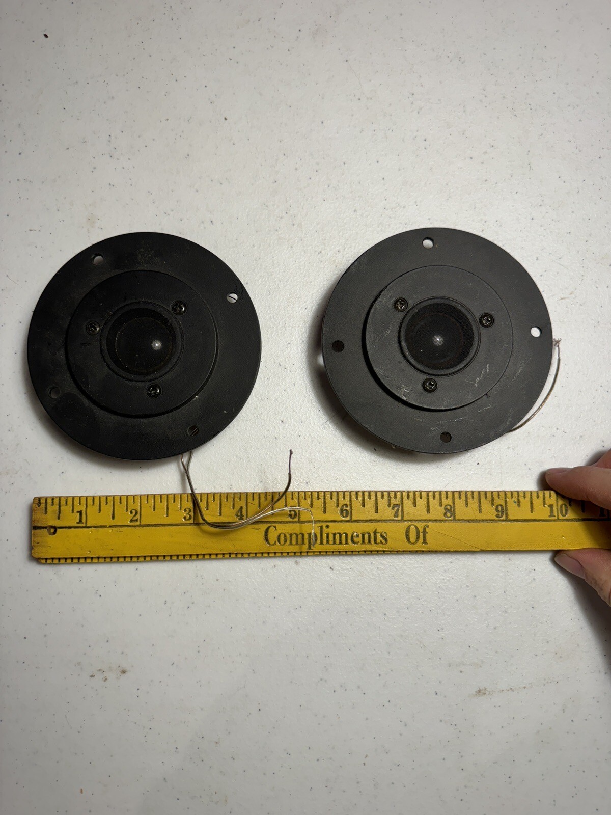 Realistic Radio Shack Dome Tweeter Pair Cat.No. 40-1276 Tweeters | eBay