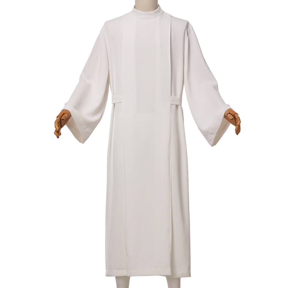 Catholic Clergy Alb Priest Alb Church Clergy Ivory White Robe Pastor ...