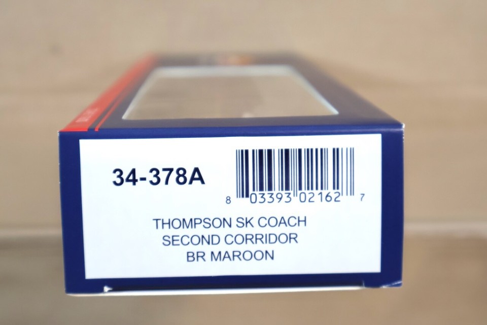 BACHMANN 34-378A BR MAROON THOMPSON 2nd CLASS CORRIDOR SK COACH E1548E ...