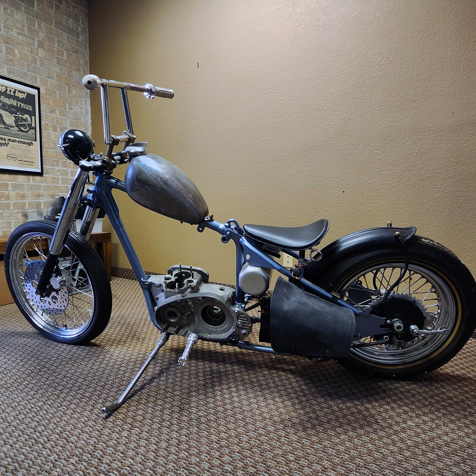 1967 TRIUMPH BONNEVILLE 650 RIGID HARDTAIL BOBBER CHOPPER CUSTOM ...