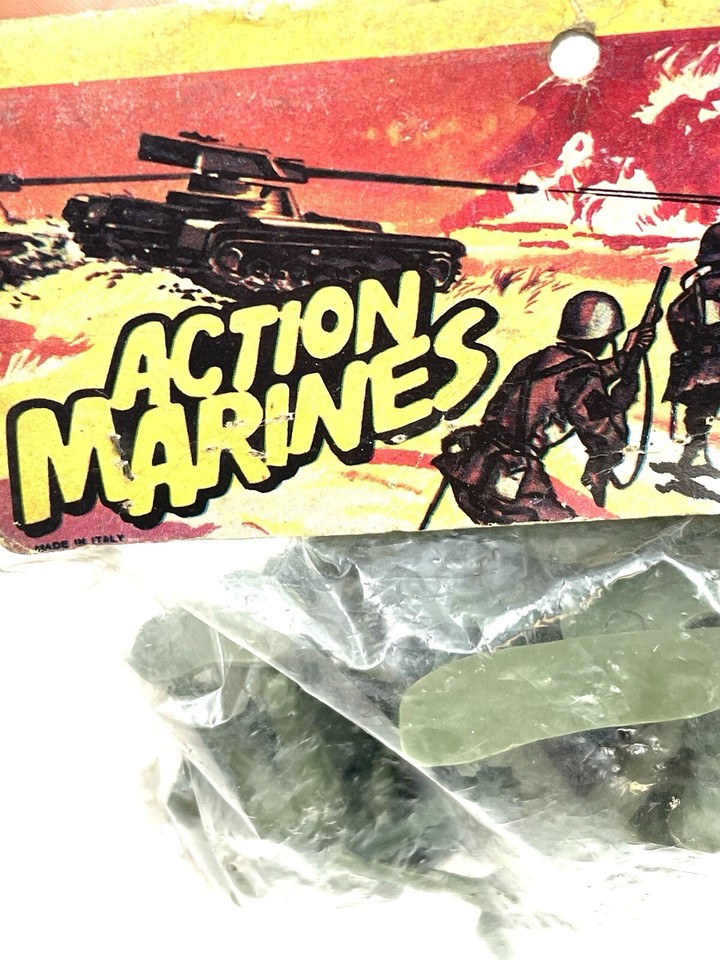 VINTAGE 79s ACTION MARINES WW2 Soldiers MARX EURO PACK BARAVELLI# O | eBay