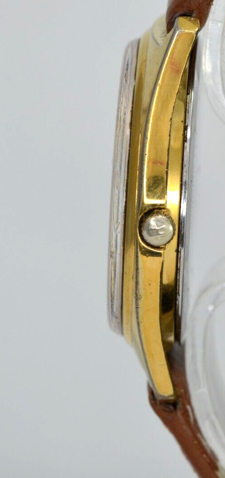 Vintage HAMILTON Champagne 9956 Swiss Made Quartz Gold tone Day Date ...