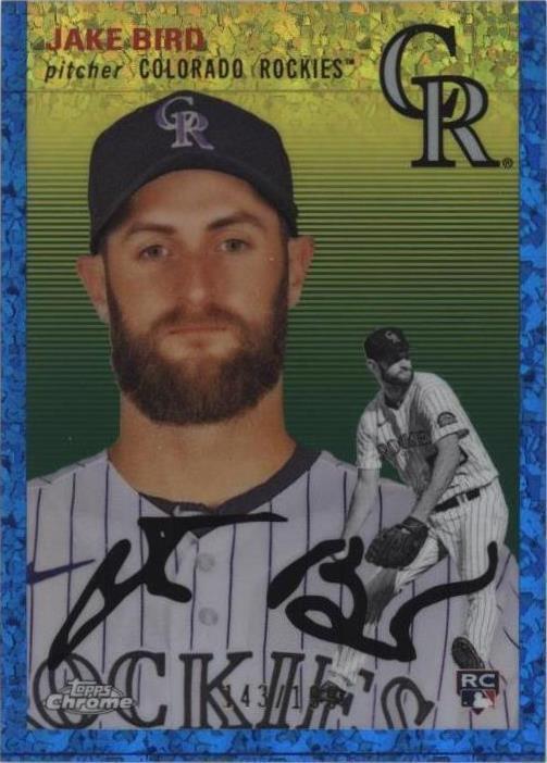 2023 Topps Chrome Platinum Anniversary - Jake Bird #114 Blue Mini ...