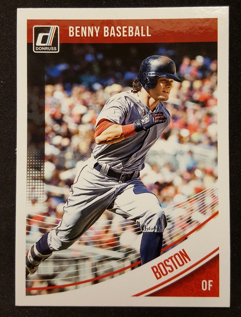 2018 Donruss #169 Andrew Benintendi Boston Red Sox "Benny Baseball ...