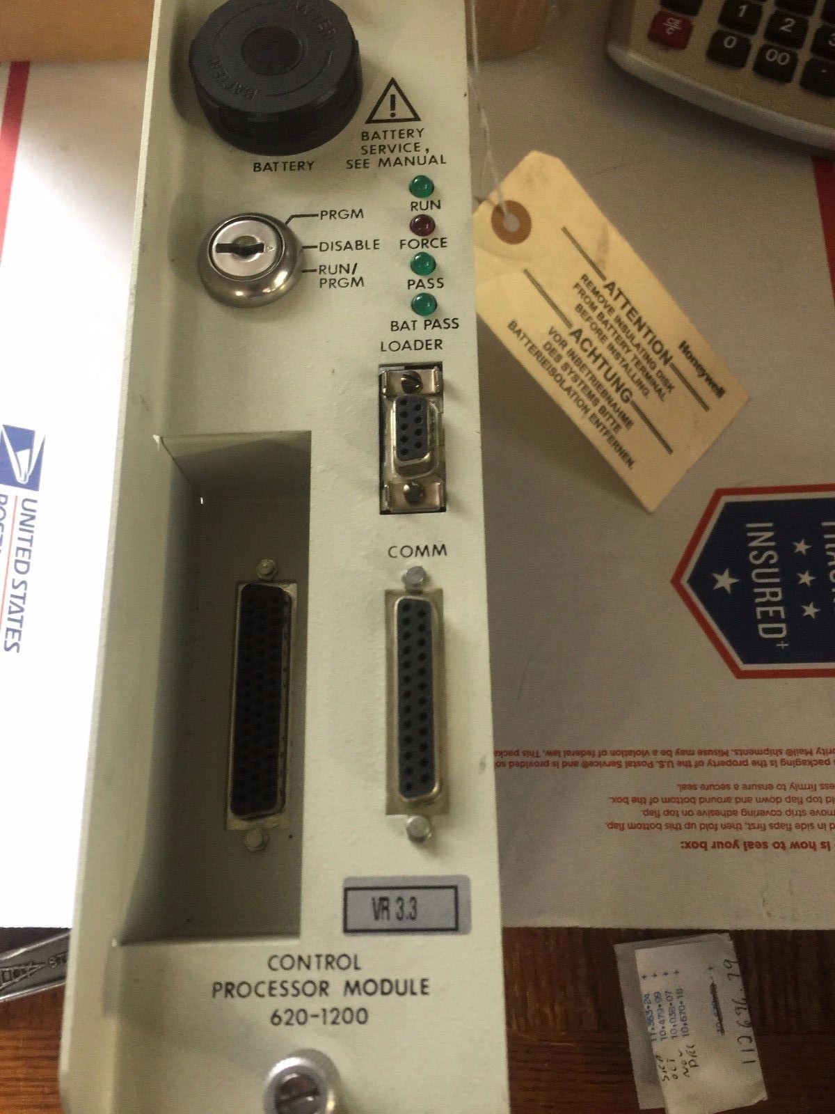 HONEYWELL CONTROL PROCESSOR MODULE 6201200C | eBay