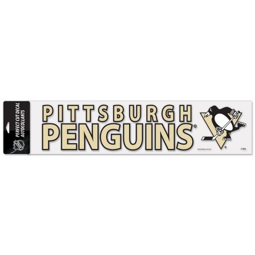 Pittsburgh Penguins 4 x 16 Inch Perfect Cut Window Decal Strip Color | eBay