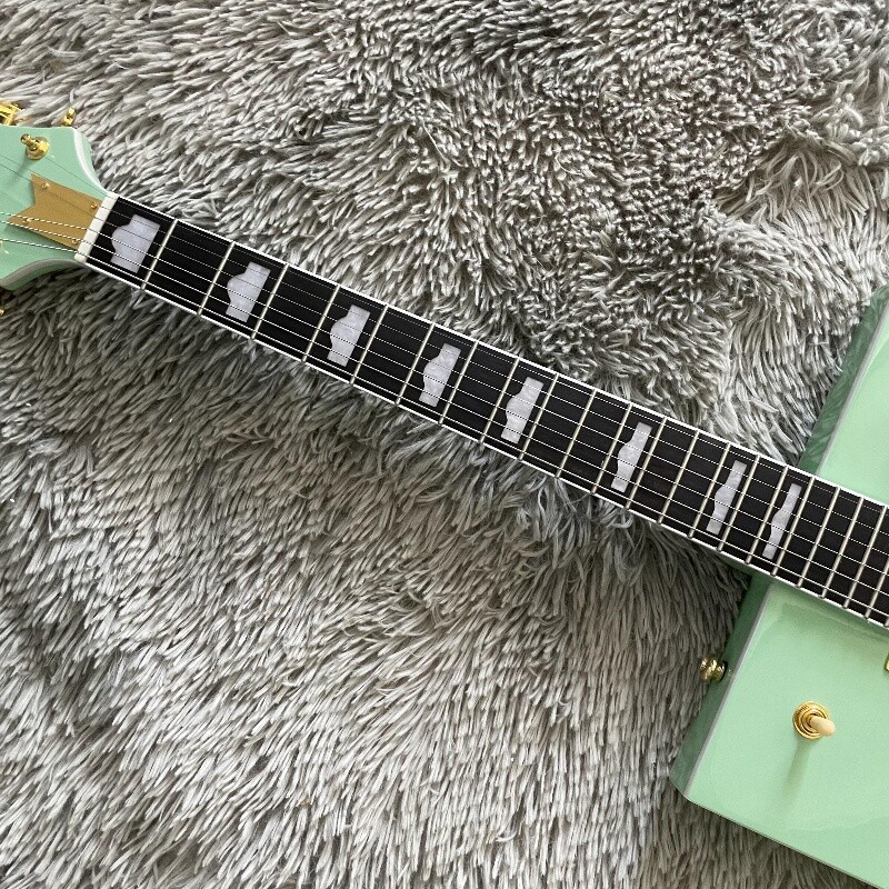 BO Diddley G5810 Electric Guitar Special Shape Rosewood Fretboard Gold ...