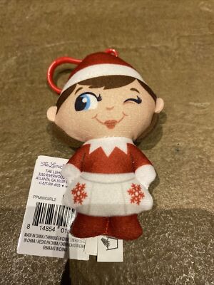 Elf On The Shelf Mini Plushee Pals Keychains Blue Eyed Girl New | eBay