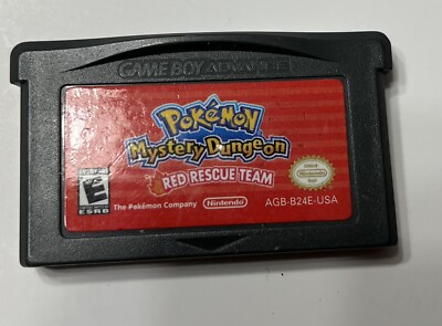 Pokemon Mystery Dungeon: Red Rescue Team Game Boy Advance Authentic ...
