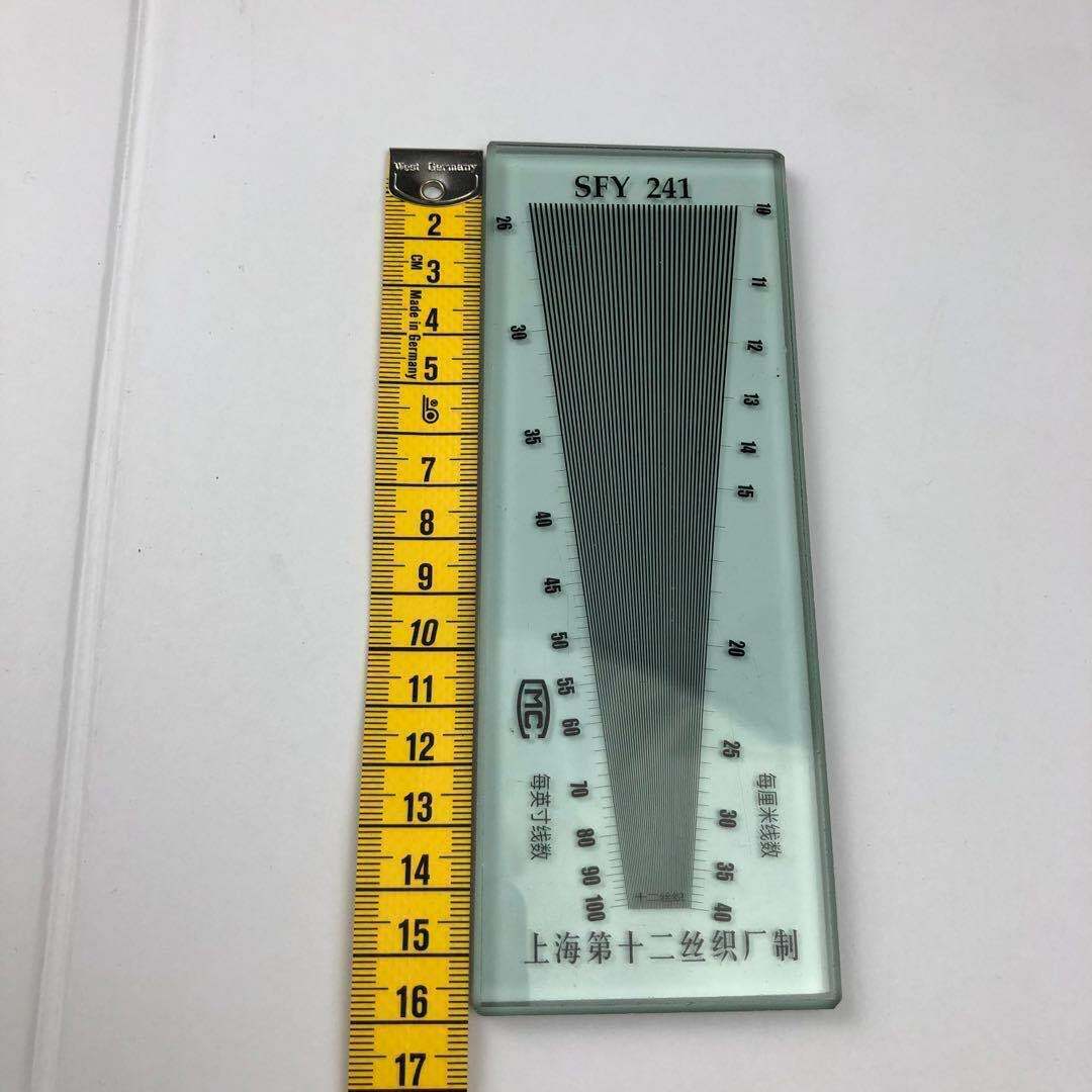 Warp and weft density mirror weft density ruler line Scale Measuring ...