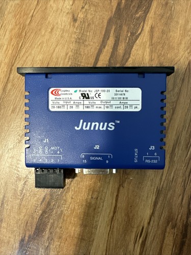 Copley Controls "Junus" Brushed motor Controller, JSP-180-20, 20amp ...
